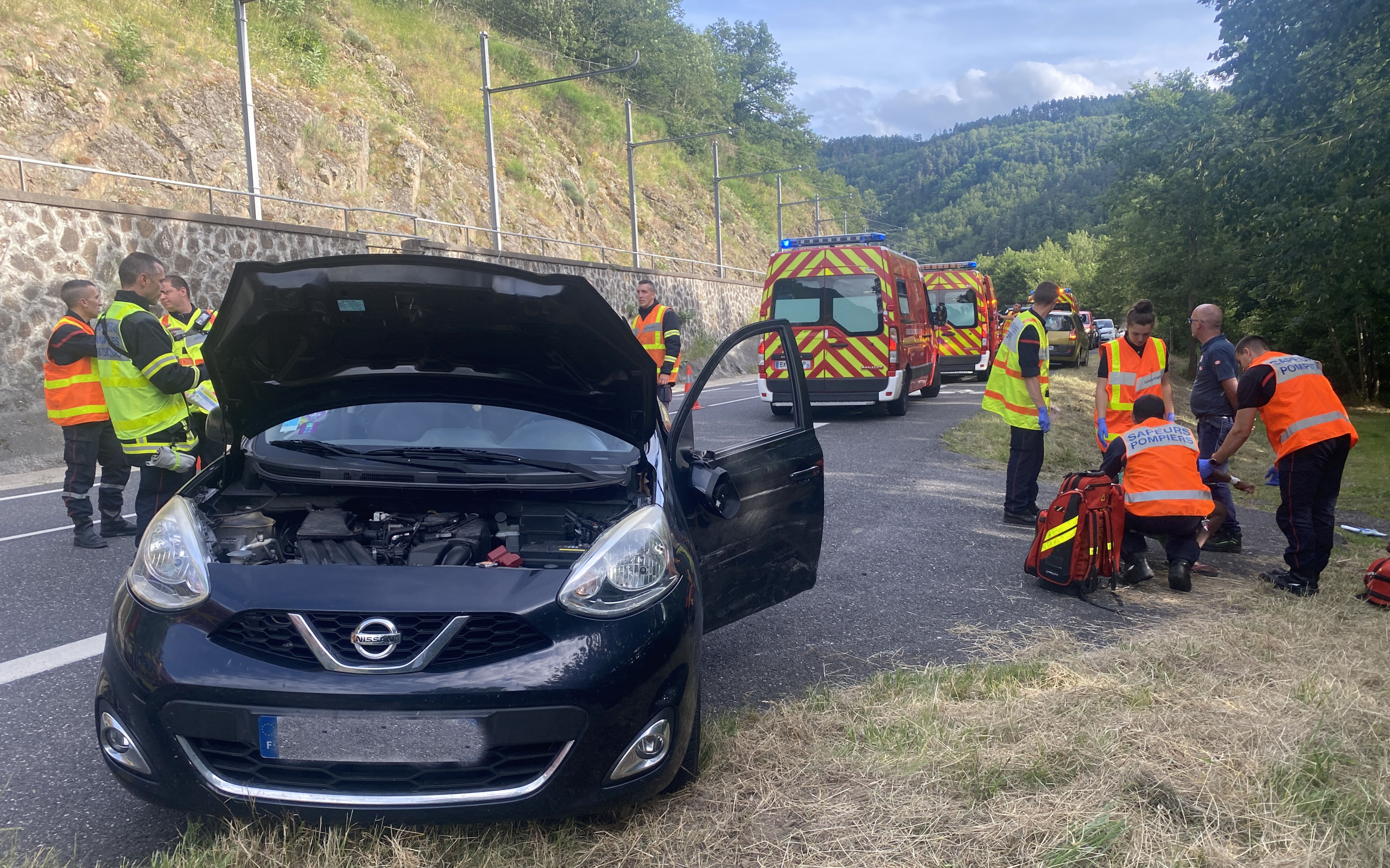 Deux accidents de la route en Haute-Loire